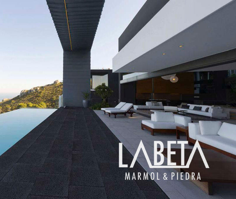 Cantera Recinto Negro Poro Abierto | Piedras Labeta