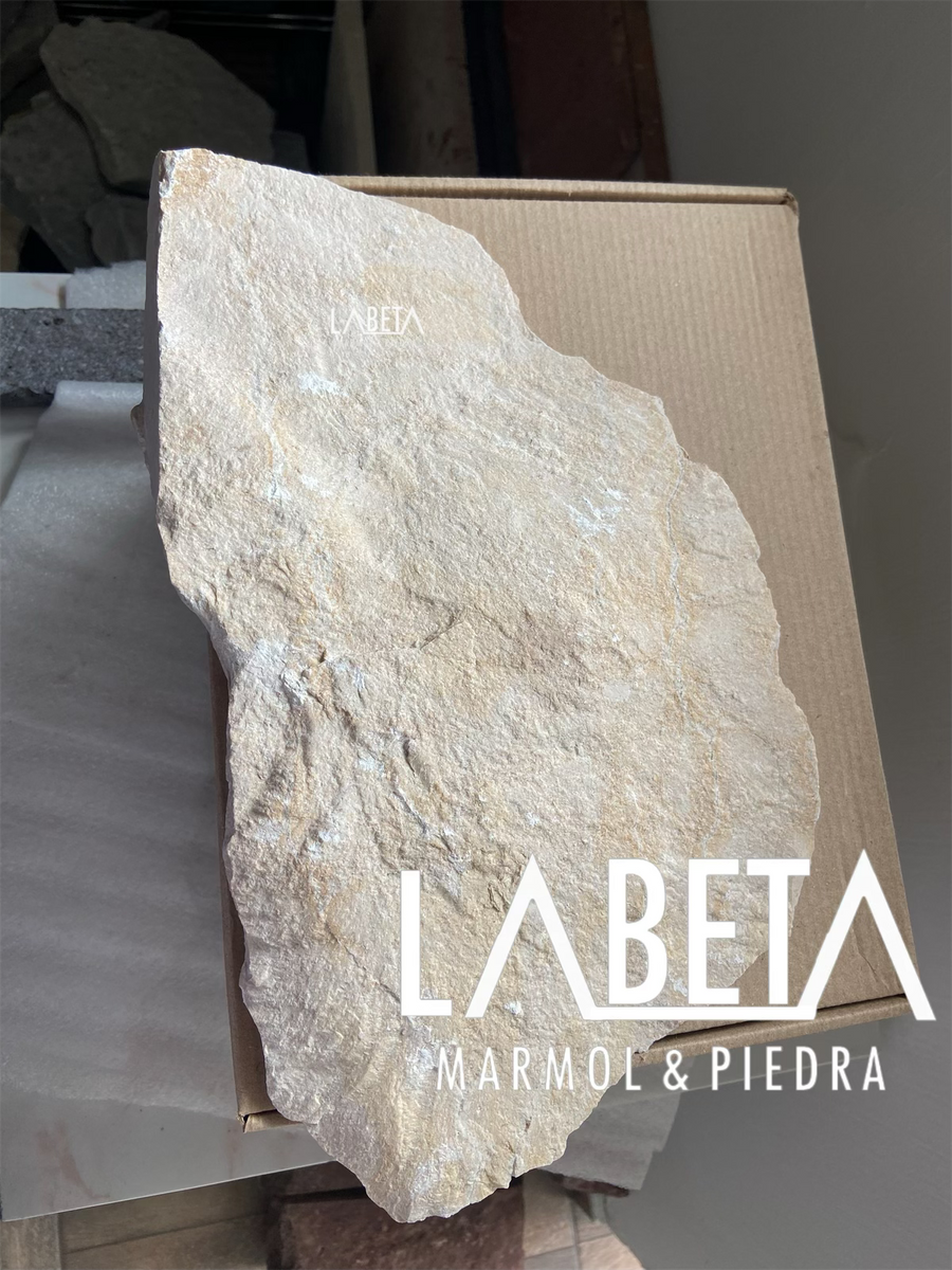 Piedra Dorada Diamantada Irregular para muro | Piedras Labeta
